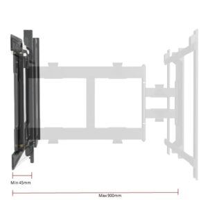 Single Arm Full Motion TV Wall Mount (Large) - DL90